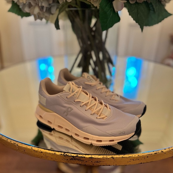 On Running | Shoes | On Running Stylish Creamlavender Sneakers Size 9 ...